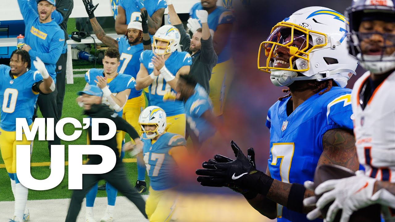 Mic’d Up: Kristian Fulton Reacts To Dicker’s Free Kick | LA Chargers ...